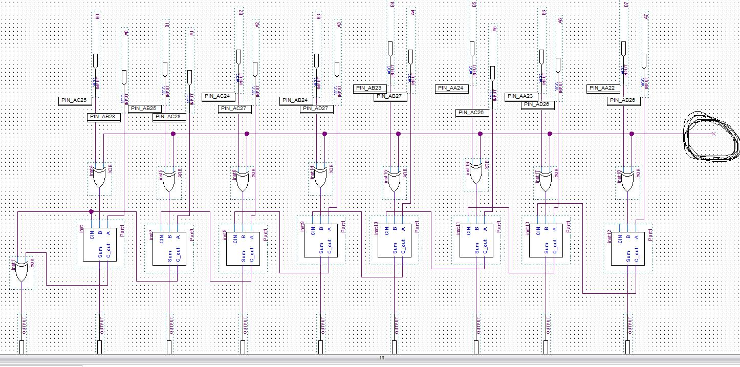 Solved Modify The 8 Bit Adder You Created To Make An 8 Bit 