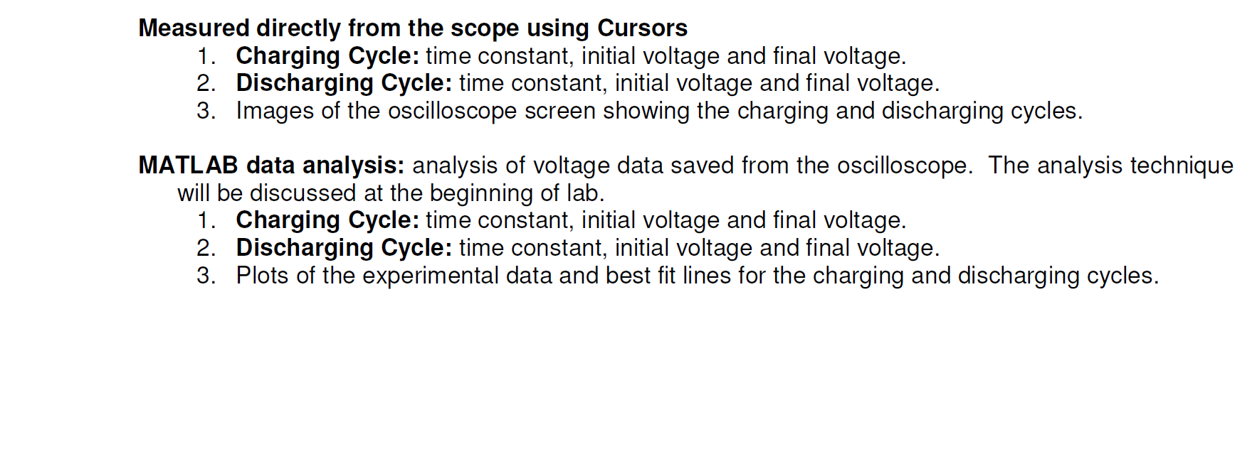 Solved Laboratory 3 - Single Time Constant (STC) Electrical | Chegg.com