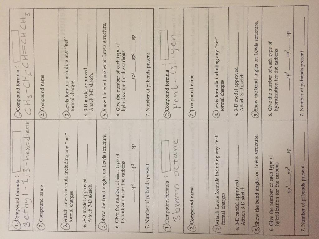 Solved Compound formula Compound name Attach Lewis formula | Chegg.com