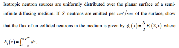 Solved Isotropic neutron sources are uniformly distributed | Chegg.com