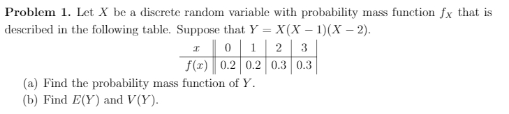 Solved Let X be a discrete random variable with probability | Chegg.com