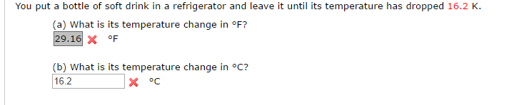 Solved You put a bottle of soft drink in a refrigerator and | Chegg.com