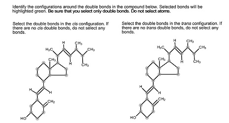 Solved Identify the configurations around the double bonds | Chegg.com