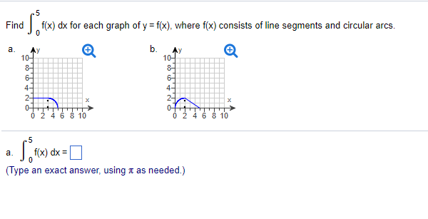 Solved Findfx) dx for each graph ofy-fx), where fxy consists | Chegg.com