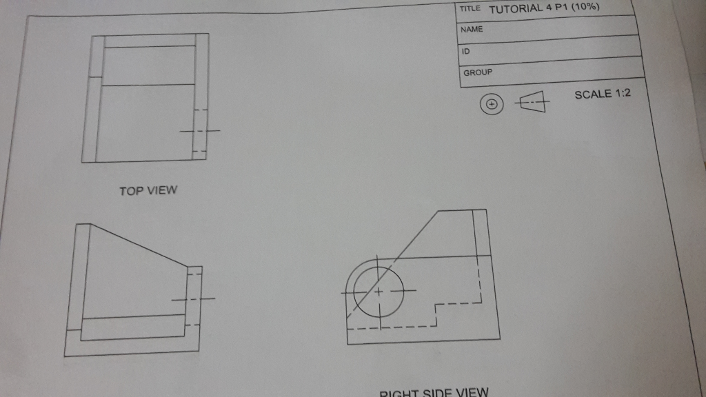 Solved Please provide correct/appropriate dimensioning in | Chegg.com