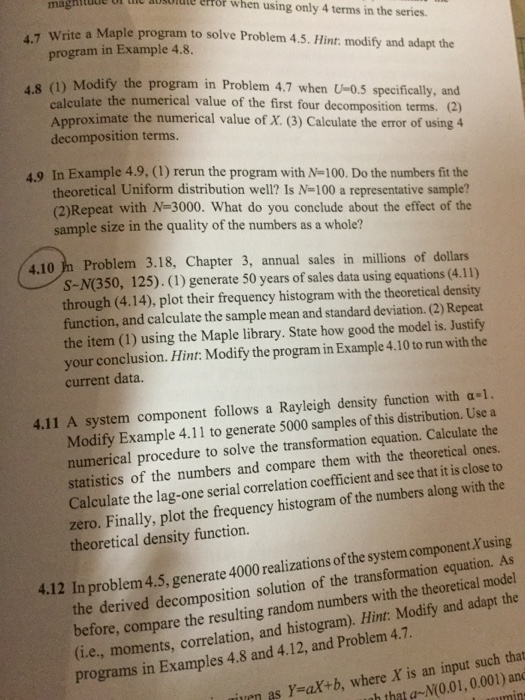Solved Please do p4.9 | Chegg.com