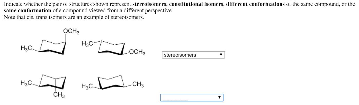 Solved Indicate whether the pair of structures shown | Chegg.com