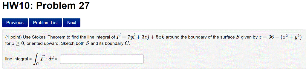 Solved Use Stokes' Theorem to find the line integral of F | Chegg.com