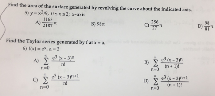 Solved Find the area of the surface generated by revolving | Chegg.com