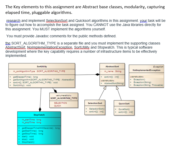 Solved The Key elements to this assignment are Abstract base | Chegg.com