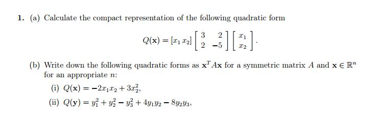 Solved Calculate the compact representation of the following | Chegg.com