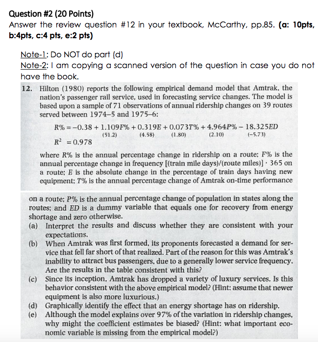 Solved Question #2 (20 Points) Answer the review question | Chegg.com