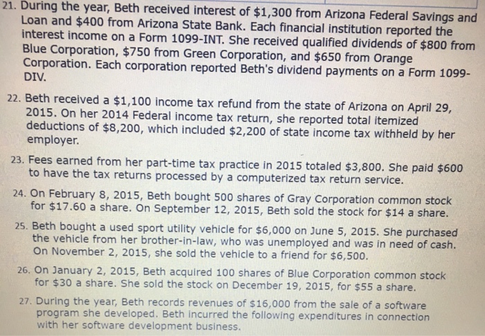 Beth R. Jordan lives at 2322 skyview Road, Mesa, Az | Chegg.com