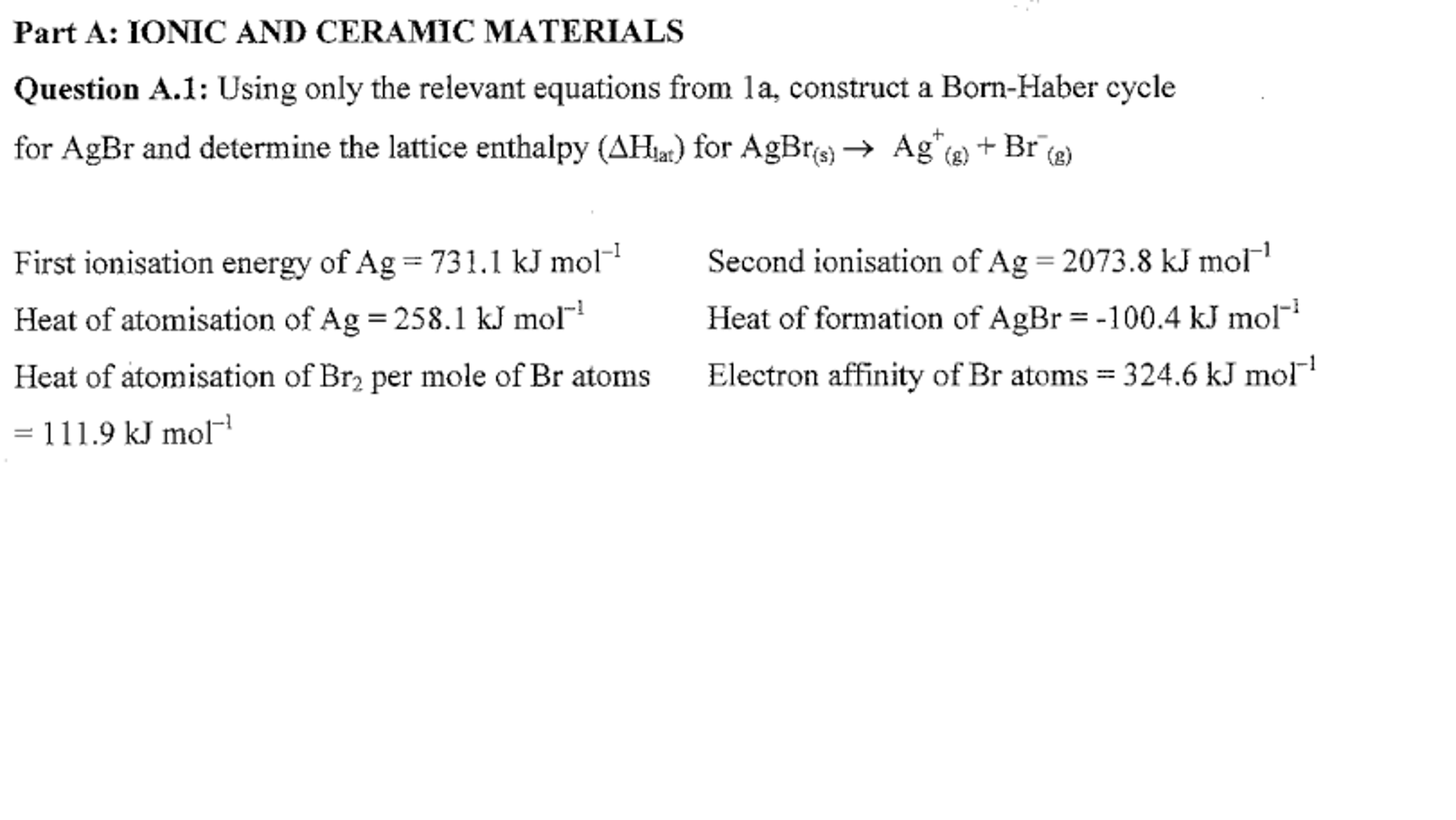 Solved Using only the relevant equations from 1a, construct | Chegg.com