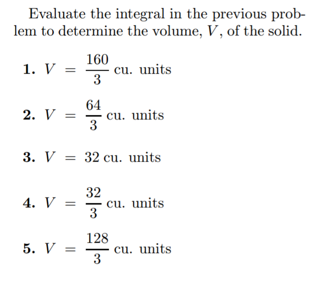 Solved In the solid in the following figure the base is the | Chegg.com