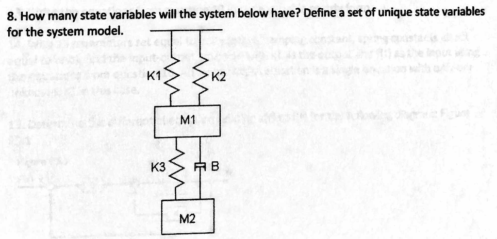 Solved 8. How many state variables will the system below | Chegg.com