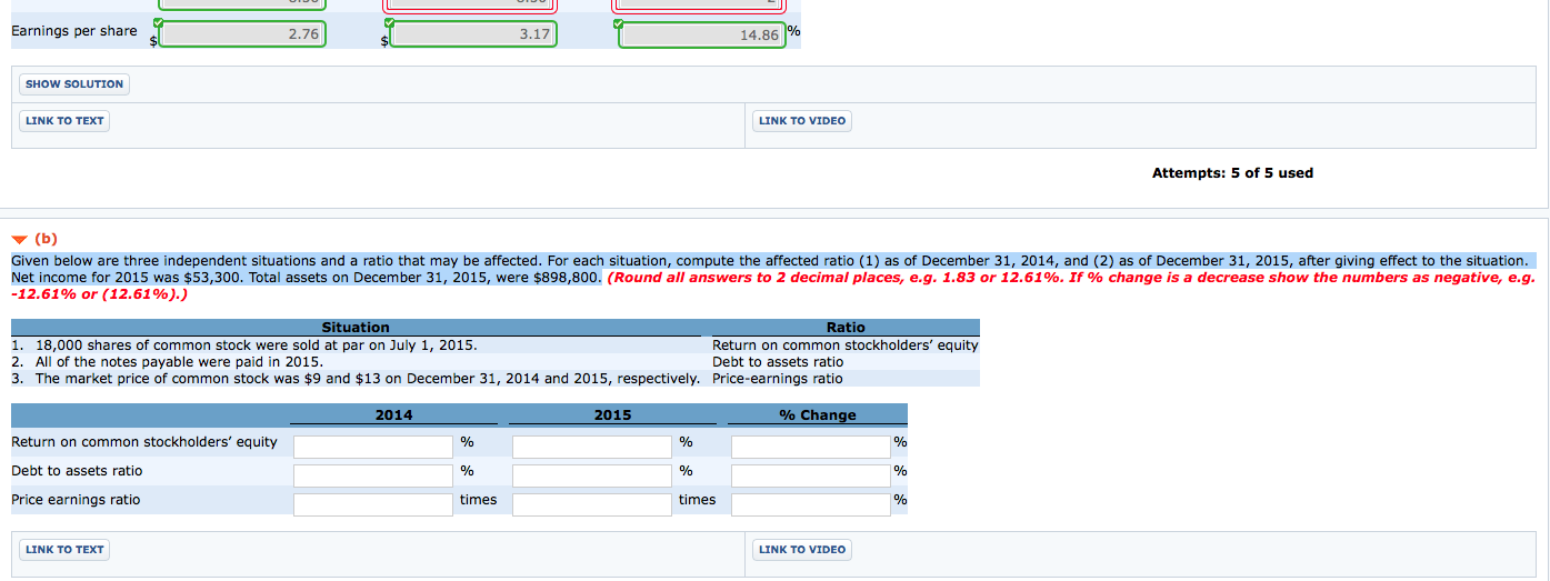 Solved Problem 13-4A (Part Level Submission) The following | Chegg.com