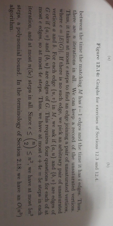 Solved (5) A matching M is called perfect if every vertex of | Chegg.com