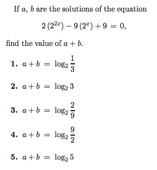 Solved If a, b are the solutions of the equation | Chegg.com