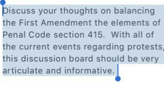 iscuss your thoughts on balancing the First Amendment | Chegg.com