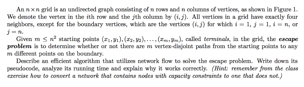 Solved 0 Figure 1: Examples for Problem 3: the grid in the | Chegg.com