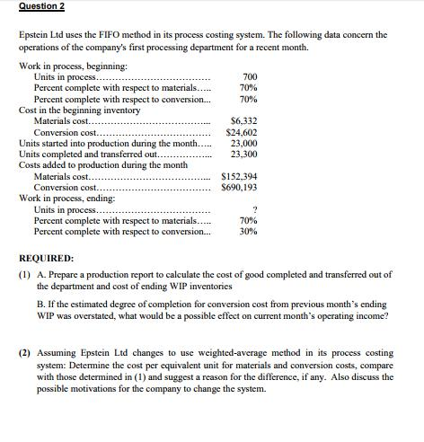 Solved Demski Company has used a two-stage cost allocation | Chegg.com