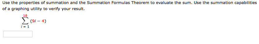 Solved Use the properties of summation and the Summation | Chegg.com