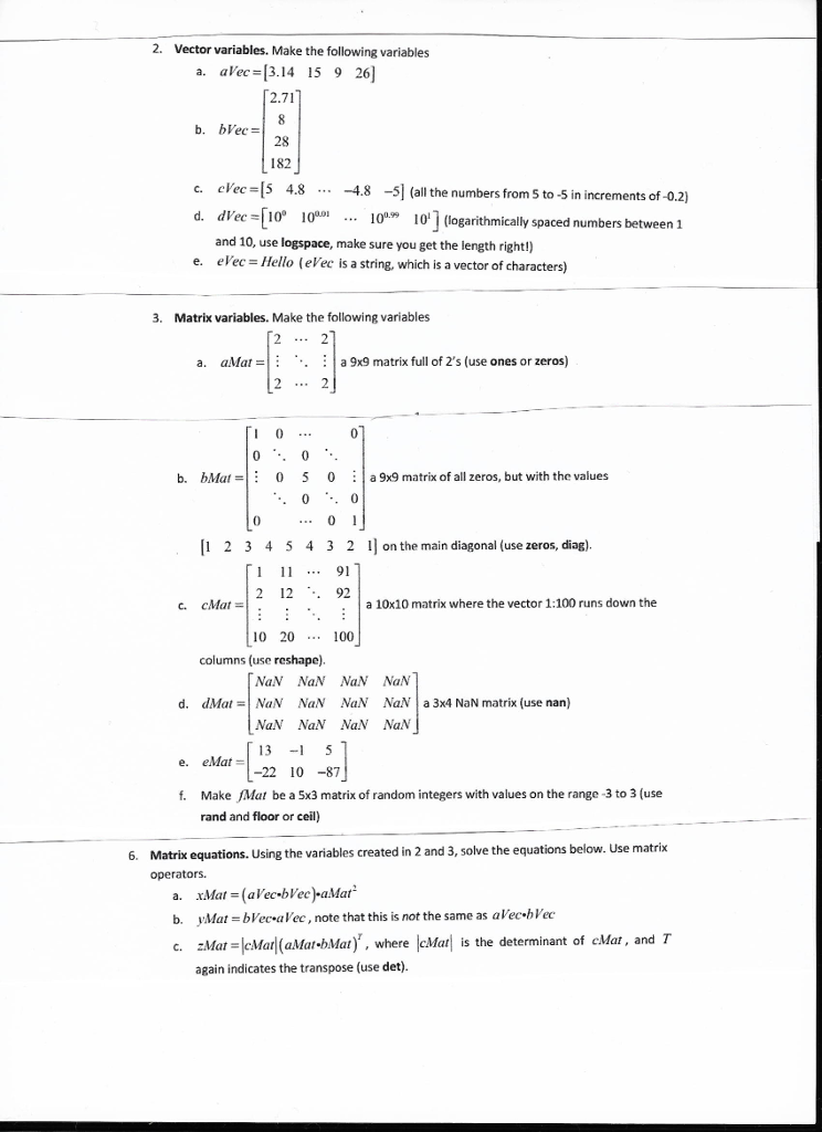 How To Solve 2 Equations With 3 Variables Using Matrices