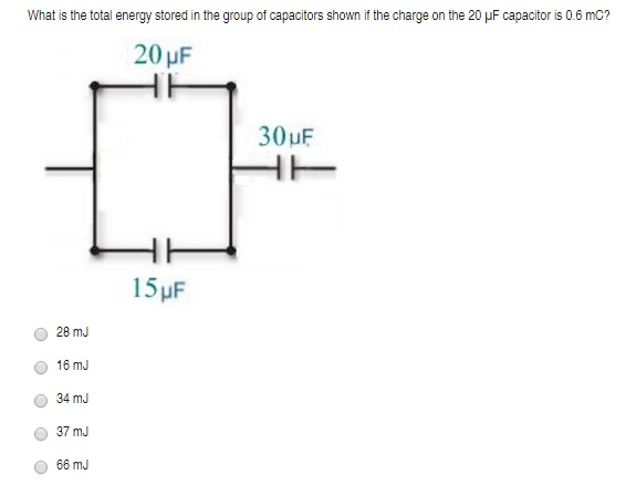 Solved What is the total energy stored in the group of | Chegg.com