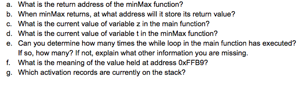 Solved 2. Analyze the Runtime Stack (40 points) The diagram | Chegg.com