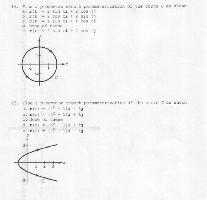 Solved 14. Find a piecewise smooth parameterization of the | Chegg.com