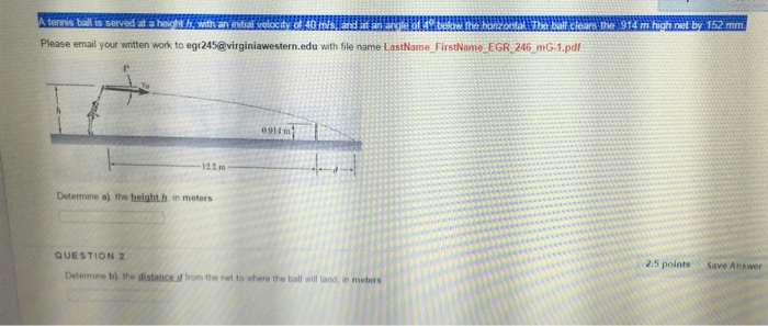 Solved Determine the height h in meters Determine the | Chegg.com