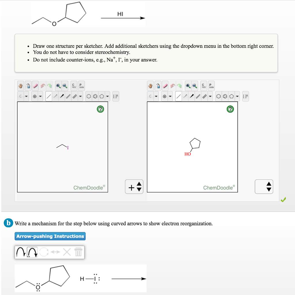 Solved Draw one structure per sketcher. Add additional | Chegg.com