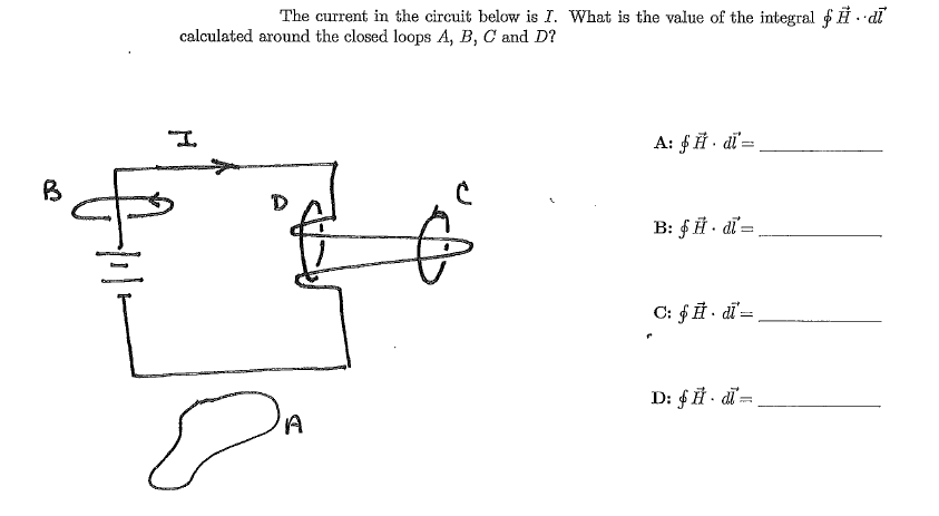 Solved The current in the circuit below is I. What is the | Chegg.com