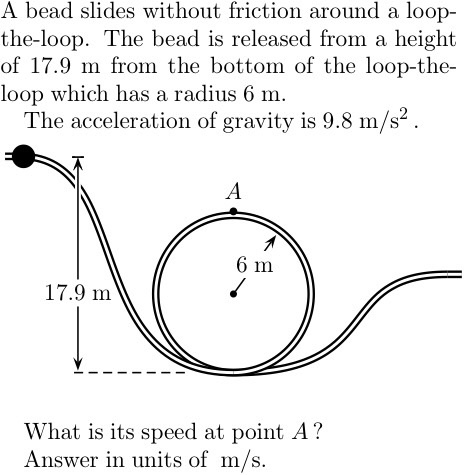 Solved A bead slides without friction around a | Chegg.com