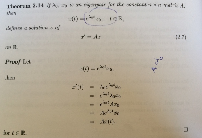 Solved 2.23 (Complex Eigenvalues) Using Theorem 2.14, solve | Chegg.com