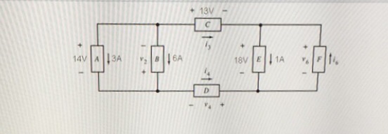 Solved -Determine the values of the currents i3 , i4 and i6 | Chegg.com
