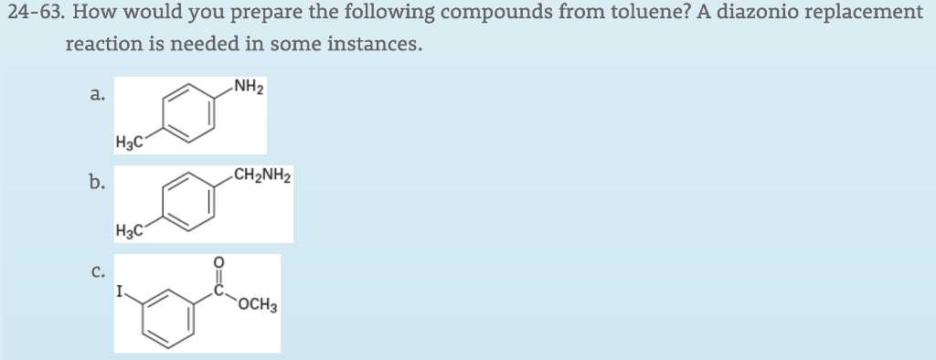 Solved How would you prepare the following compounds from | Chegg.com