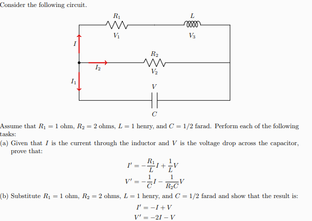 Solved Consider the following circuit R1 V1 I1 Assume that | Chegg.com