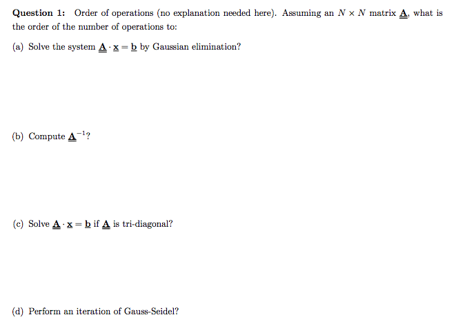Solved Order of operations (no explanation needed here). | Chegg.com