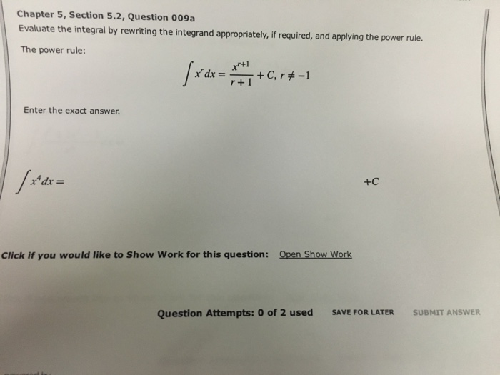 Solved Evaluate the integral by rewriting the integrand | Chegg.com