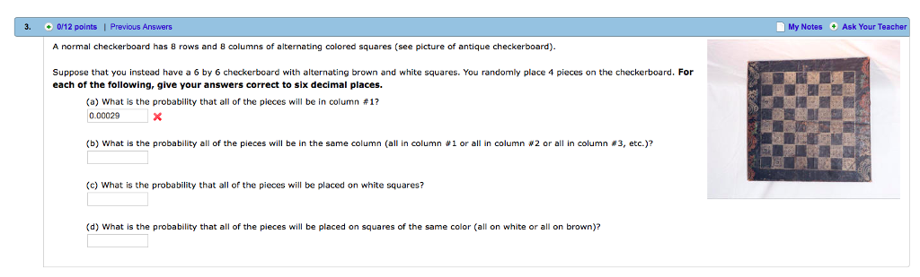 Solved 3. 0/12 points | Previous Answers My Notes Ask Your A | Chegg.com