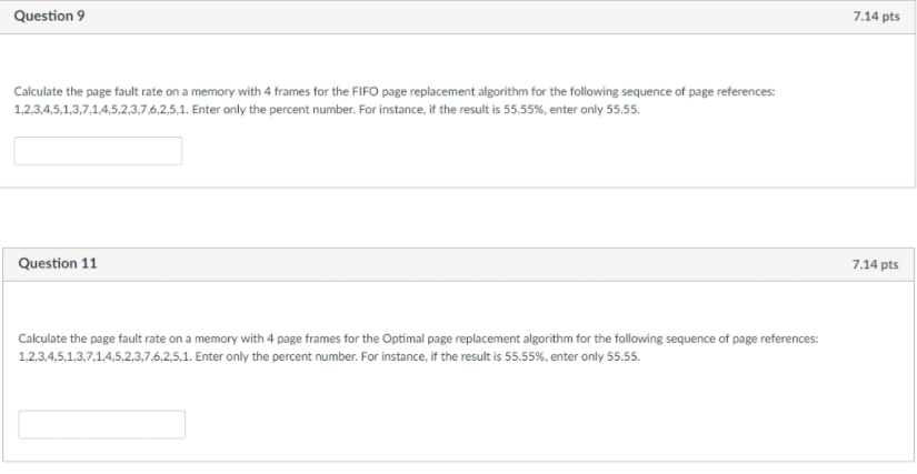 Solved I Need the CORRECT answer for these two problems. For | Chegg.com