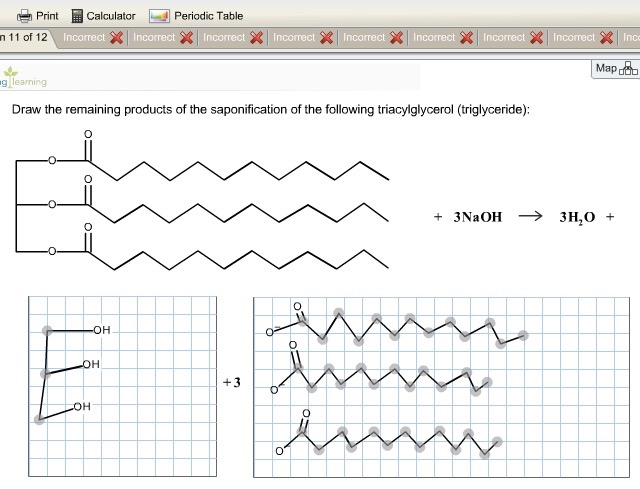 Solved Draw the remaining products of the saponification of | Chegg.com