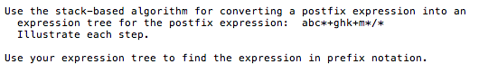 Solved Use the stack-based algorithm for converting a | Chegg.com