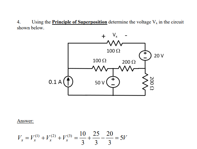 Solved 3. (20 points) Using either the loop method or the | Chegg.com