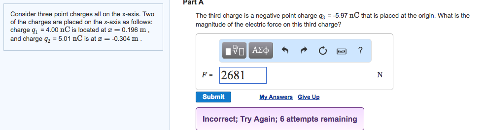 Solved Consider three point charges all on the x-axis. Two | Chegg.com Solved Consider three point charges all on the x-axis. Two | Chegg.com