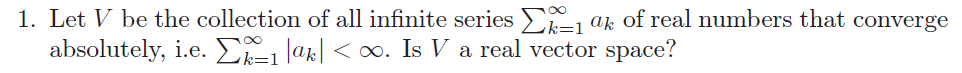 Solved Use The vector space conditions shows below to prove | Chegg.com