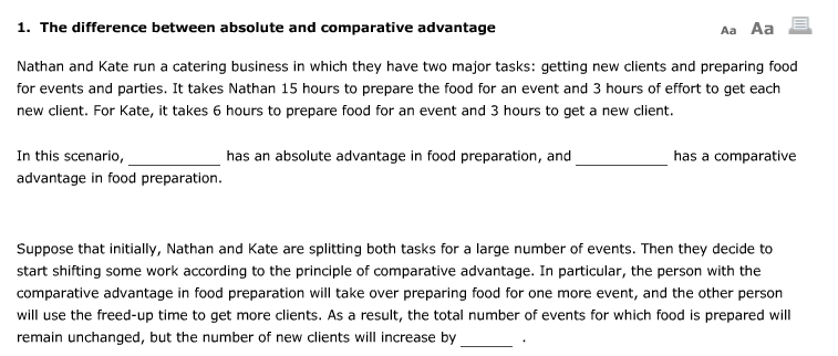 Solved The difference between absolute and comparative | Chegg.com