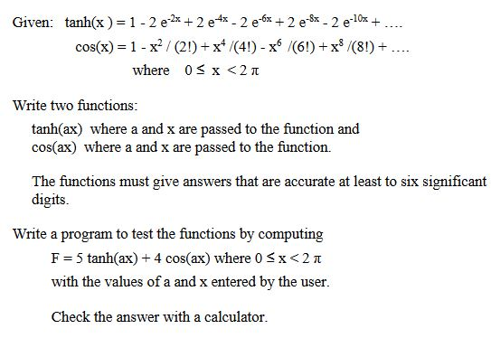 Solved tanh(x ) = 1-2e-2x + 2 e4x-2e-6x + 2 e-8x-2e-10x + | Chegg.com